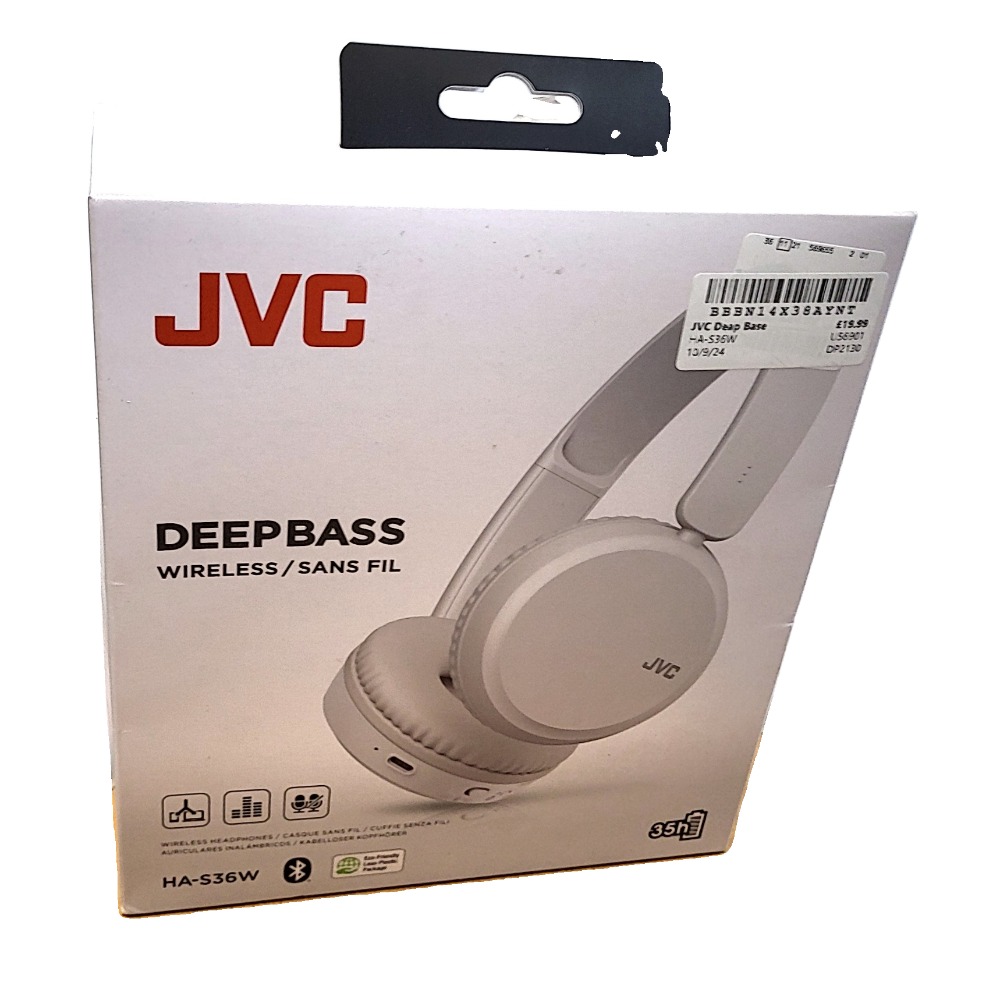 New JVC Deep Base Bluetooth Headphones - Own4Less